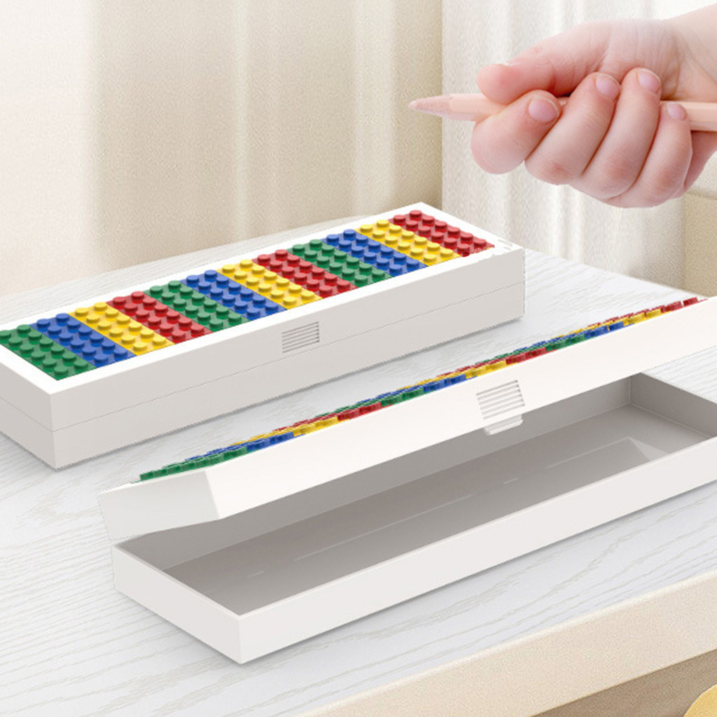 【yrshop】Funny Building Blocks Style Learning Stationery Pencil ...