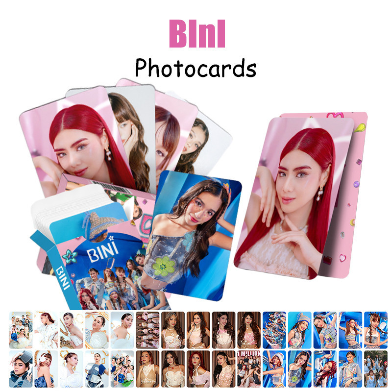 30Pcs/Box BINI Lomo Cards BINI Photocards Photo Cards Maloi Stacey ...