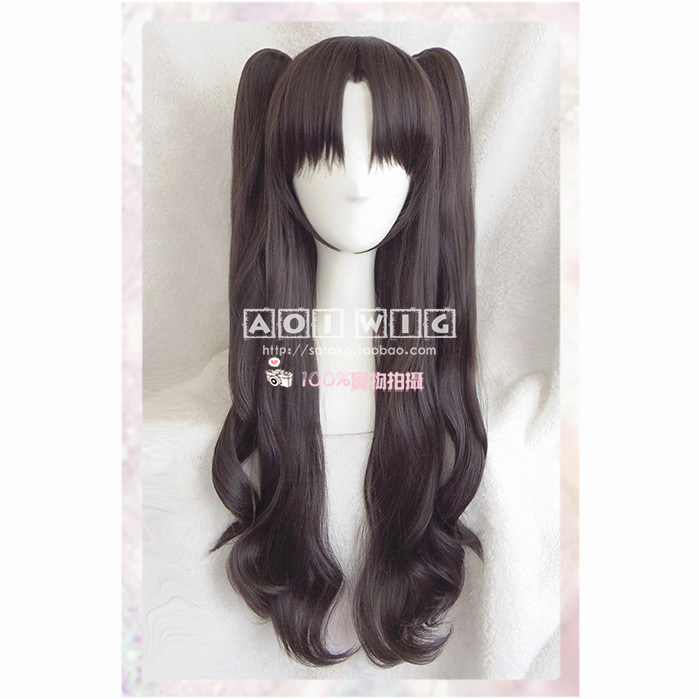 AOI Jecarden Tohsaka Rin Wig Fate Grand Order Cosplay FGO Long Black ...