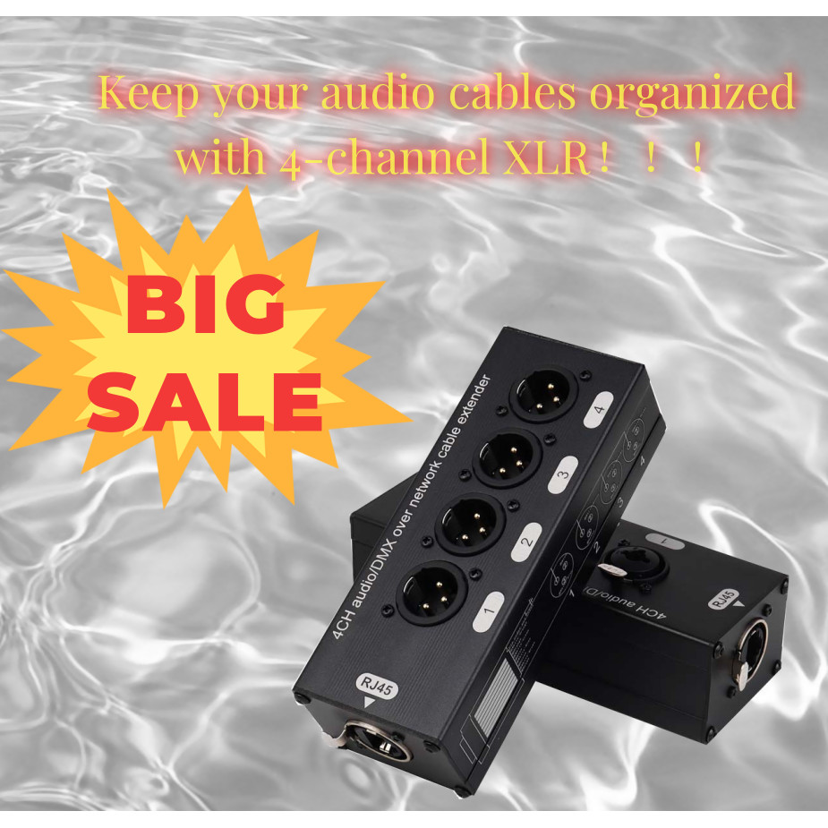 4 Channel 3 Pin Multi Network XLR Cable for Stage Sound Lighting and ...