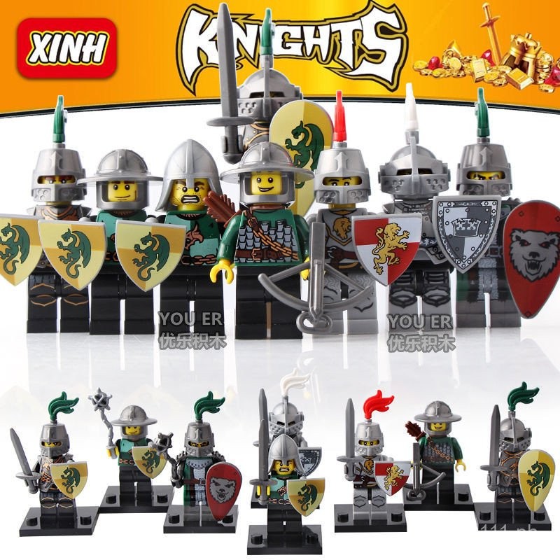 Medieval Castle Building Blocks Figures Medieval Knights Figures ...