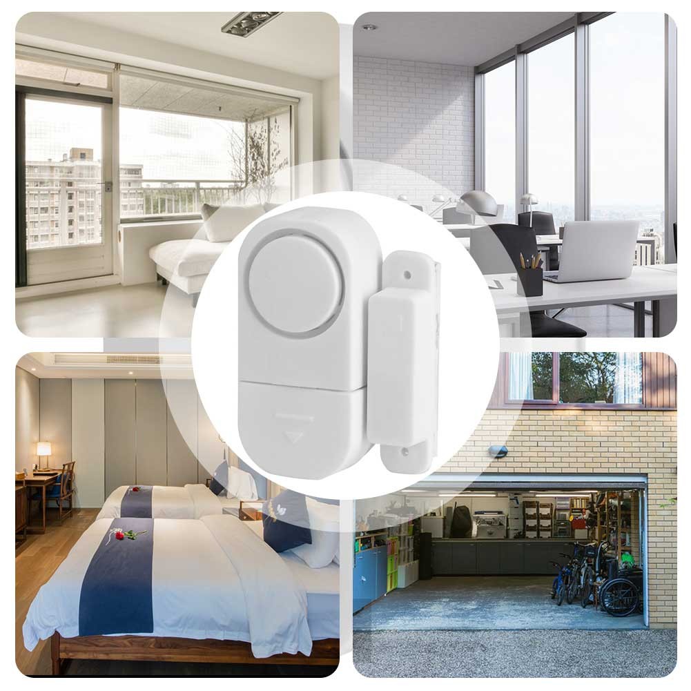 Magnetic Door Window Open Alarm Wireless Home Entry Burglar Alarm Set ...