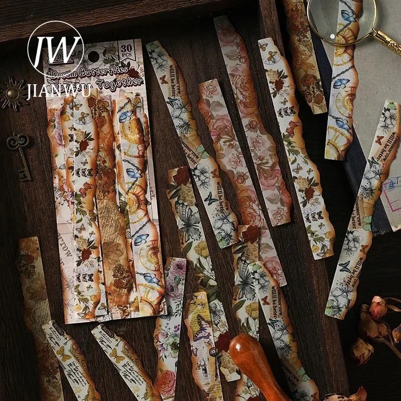 JIANWU Daily Paper Manuscript Series Vintage Burning Butterfly ...