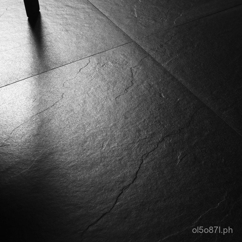 Black Full Body Tile Tianmai Rock Slab Tile Concave-Convex Pattern ...