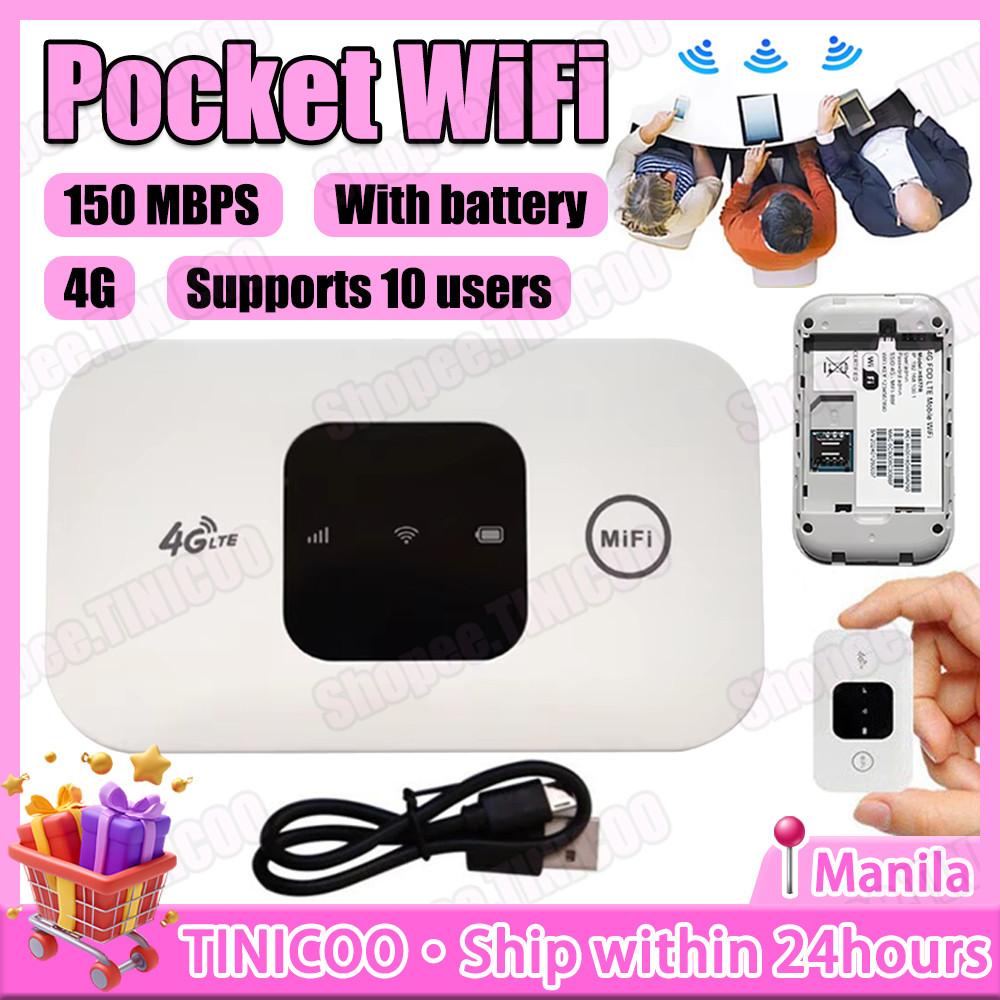 MF800 4G LTE Pocket WiFi Openline Hotspot Router Modem Universal Sim ...