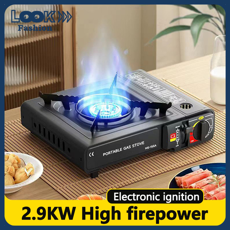 LOOK Fashion Cassette Stove Portable Gas Stove Picnic Barbecue Safe ...