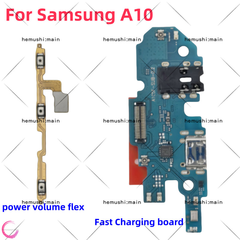 For Samsung A10 A105F Power Volume Flex Button Switch USB Charger ...