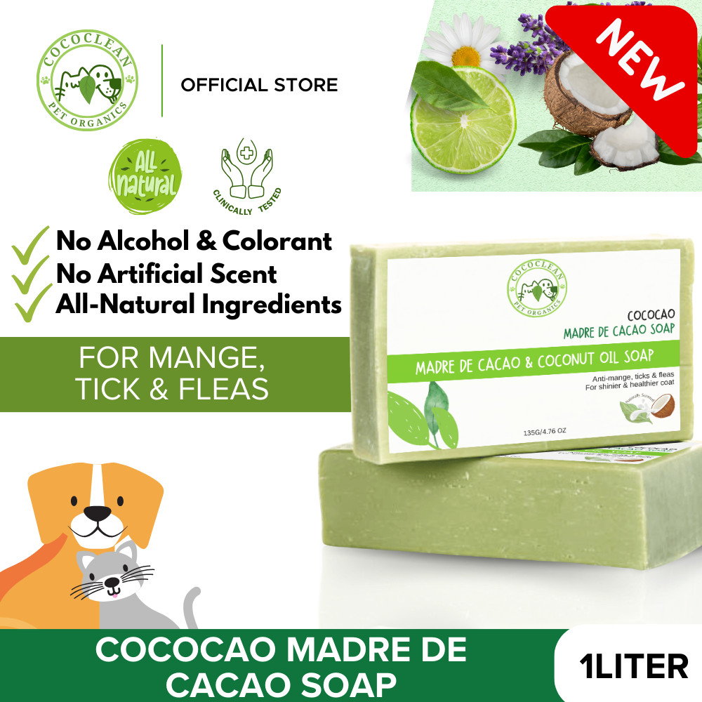 [ MADRE DE CACAO SOAP ] Cococlean Cococao Madre De Cacao Soap for Dogs All Natural MDC Soap for ...