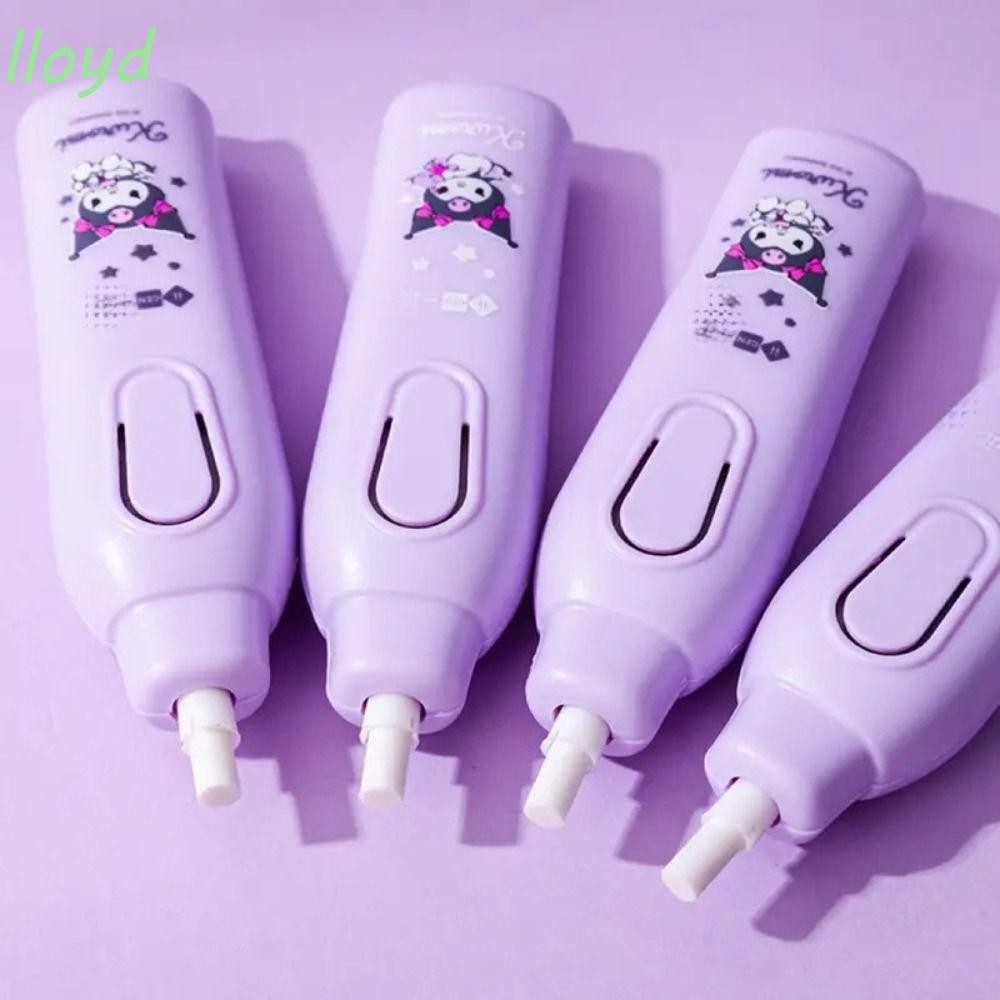 LLOYD1 Advanced Electric Eraser, with Refills Kuromi Automatic Eraser ...