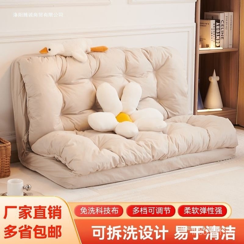Lazy Sofa Dog Bed Human Double Sofa Chaise Folding Tatami Bedroom ...