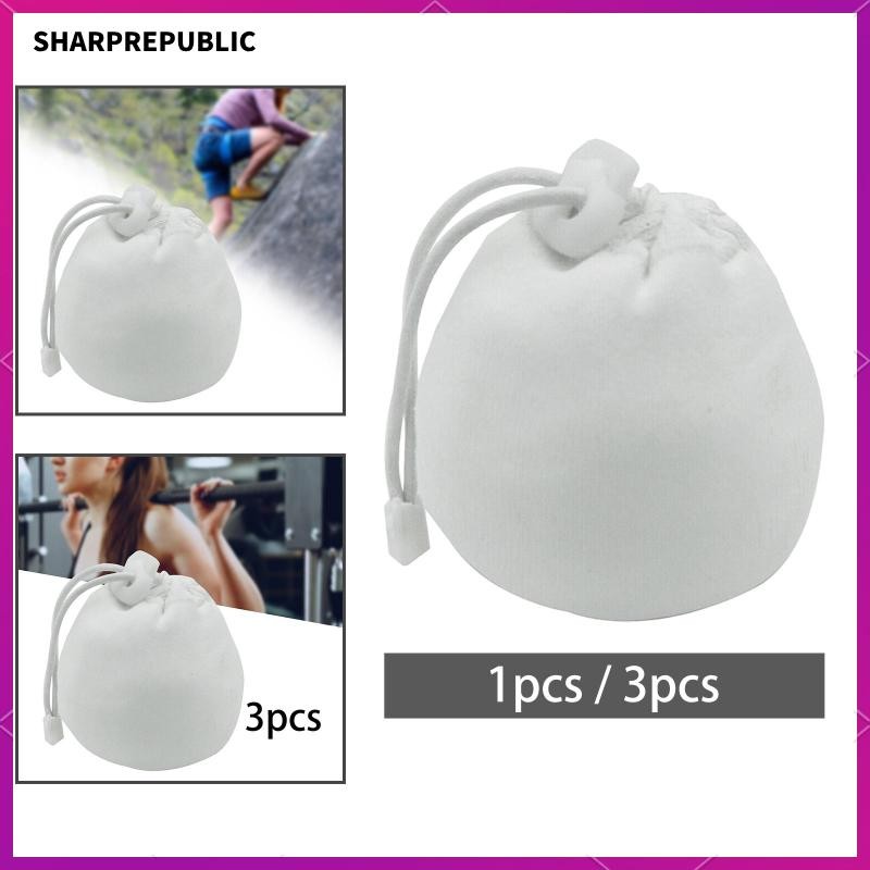 [Sharprepublic] Chalk Bag Packaging Drawstring Pouch Pockets Refillable ...