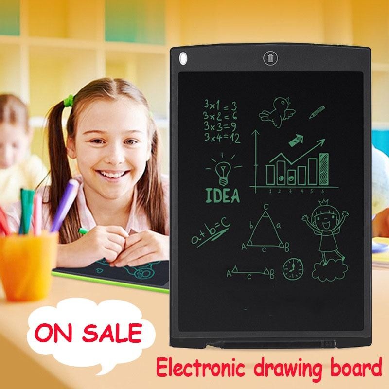 10"INCHES Erasable Liquid Crystal LCD Electronic Children's Handwritten ...