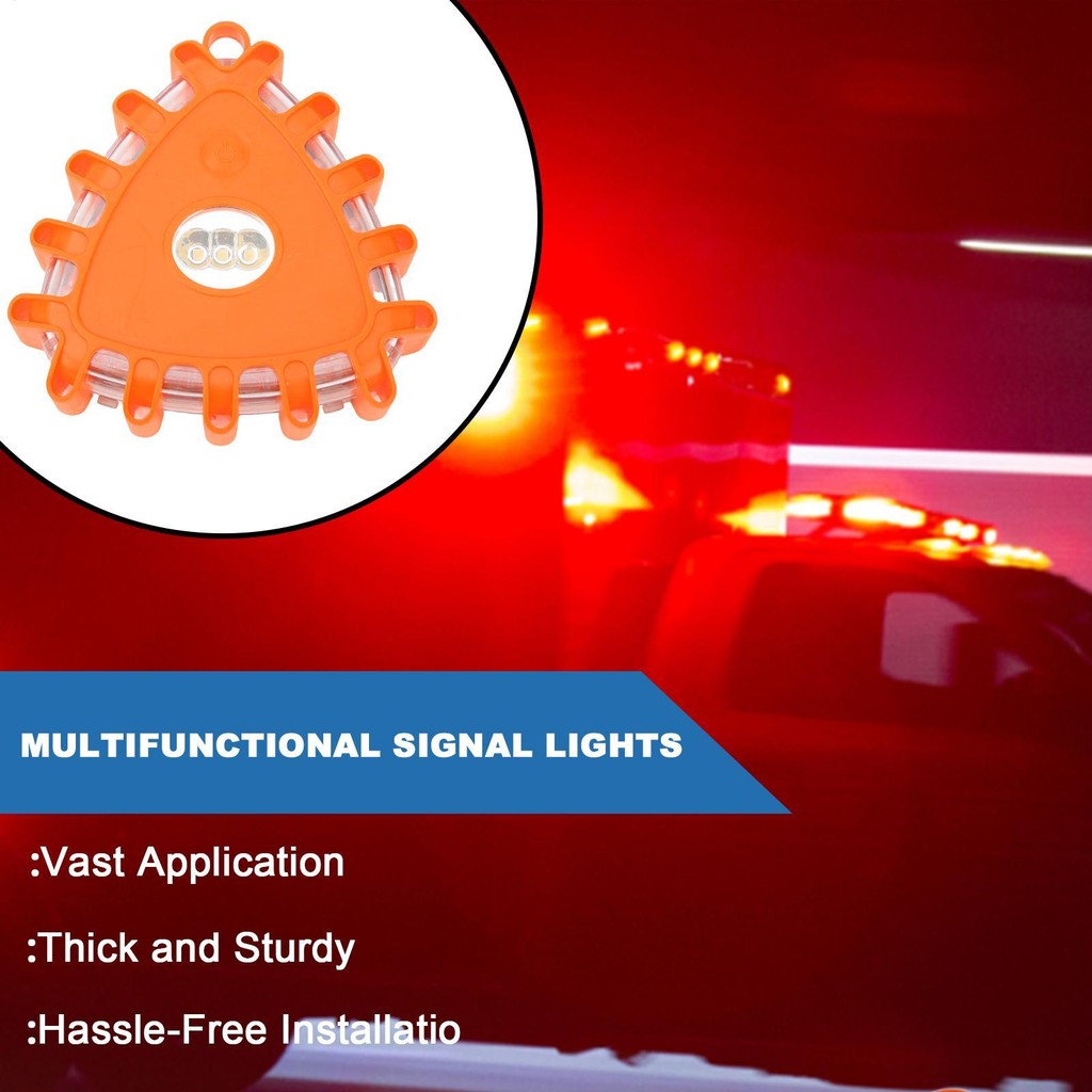 Road Flares Flashing Flare Roadside Warning Battery Powered Roadside ...