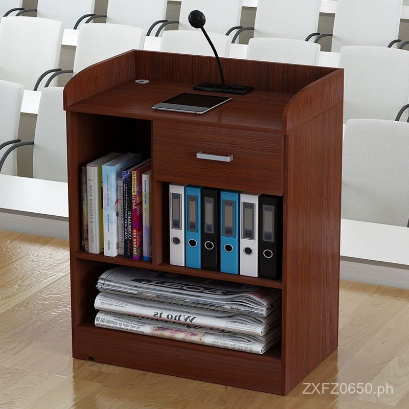 Customizable Lectern Teacher Speech Platform Multi-layer Board 5V Solid ...