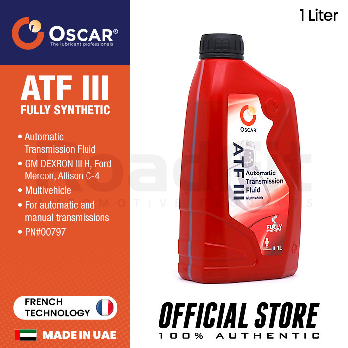 Oscar ATF III Fully Synthetic GM Dexron III H,Ford Mercon,Allison C-4 for Auto and Manual Trans ...