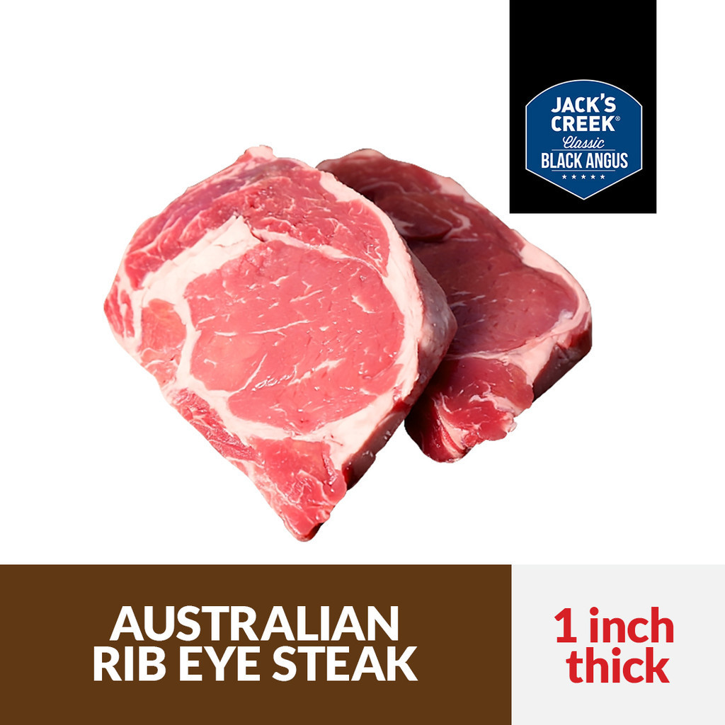 AUS Black Angus Rib Eye Steak (Jack’s Creek) | Shopee Philippines