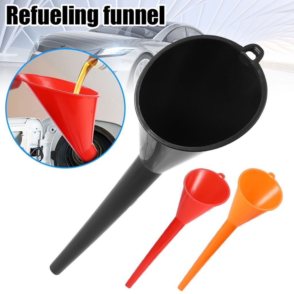 29CM Long Stem Anti-Splash Funnel Car Motorcycle Gasoline Engine Oil ...