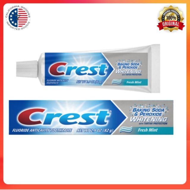 Crest Oral Care Baking Soda & Peroxide Whitening with Tartar Protection ...