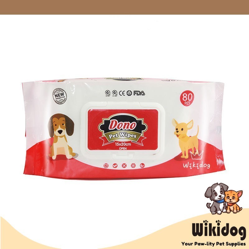 [Wikidog ] Dono Pet Wipes Multi- Purpose Grooming Wipes for Dogs&Cats ...