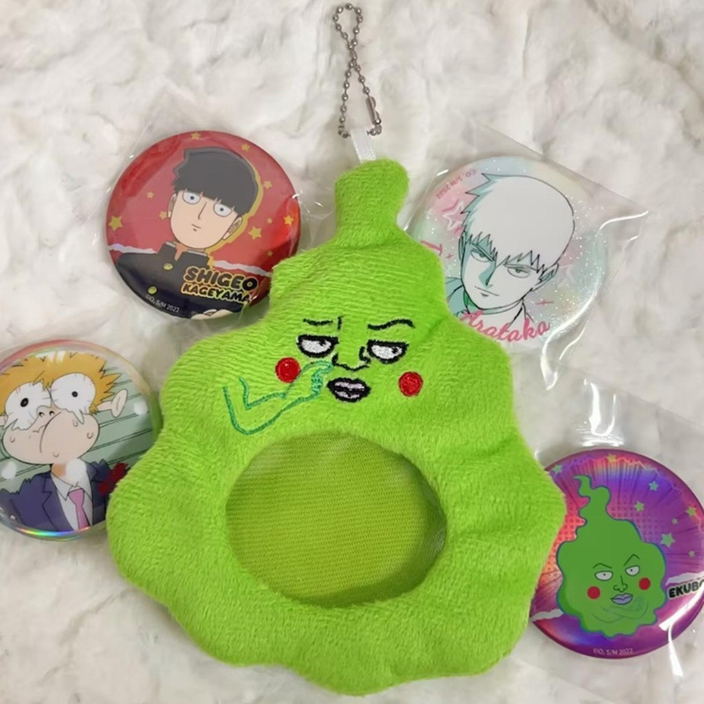 Mob Psycho 100 Keychain Anime Cartoon Pendant Kawaii Cute Cartoon Doll ...