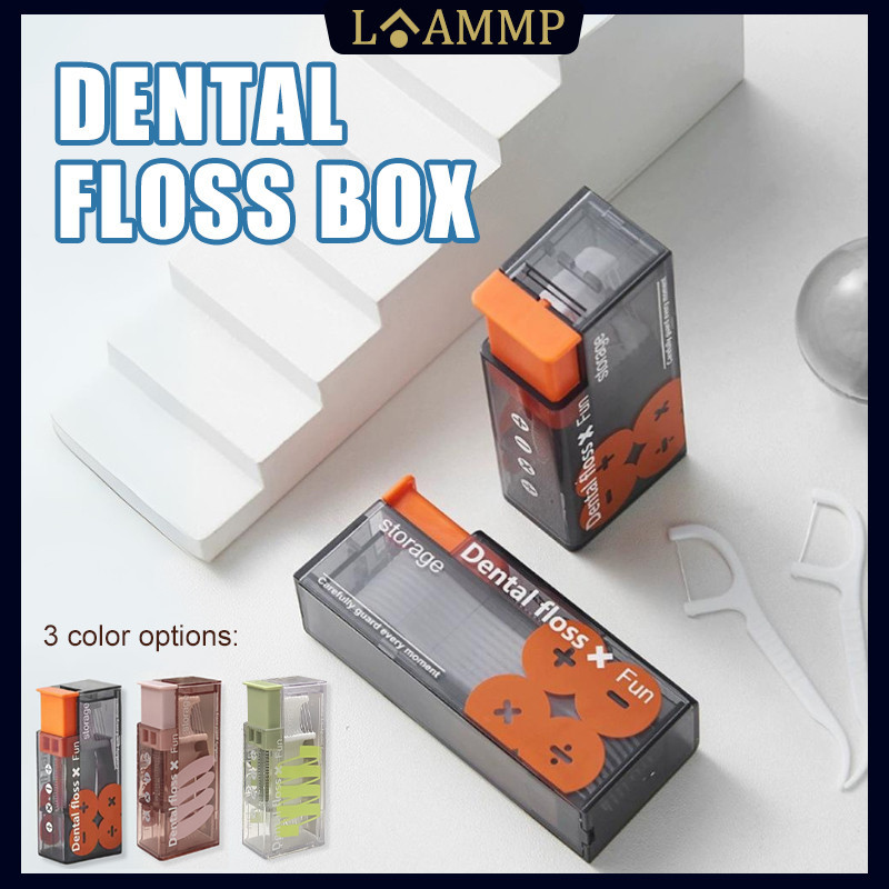Travel portable dental floss box Replaceable dental floss Dental floss ...
