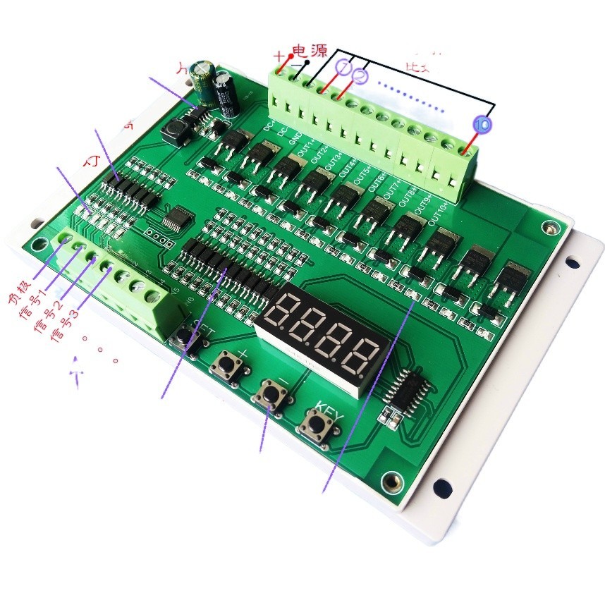 Multi-channel power sequence sequencer Timing/pulse/random/trigger Programmable industrial ...