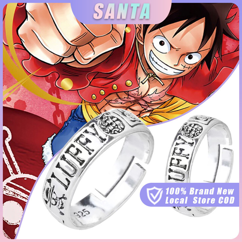 One Piece Ring Anime One Piece Ring Monkey D Luffy Cosplay Adjustable ...