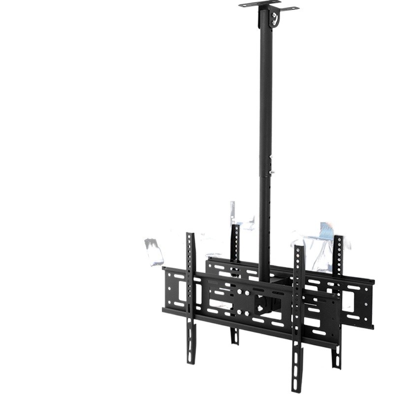 Double sided TV hanger universal retractable ♦ rotating lift double ...