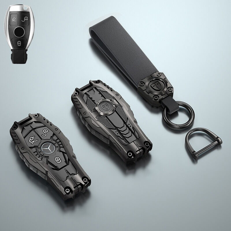 Metal Shockproof Car Key Cover Casing Accessories For Mercedes Benz BGA ...
