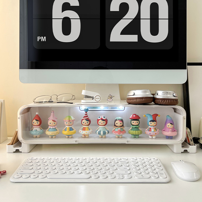 Storage Rack Computer Monitor Heightening Rack Work Position Handy Tool ...