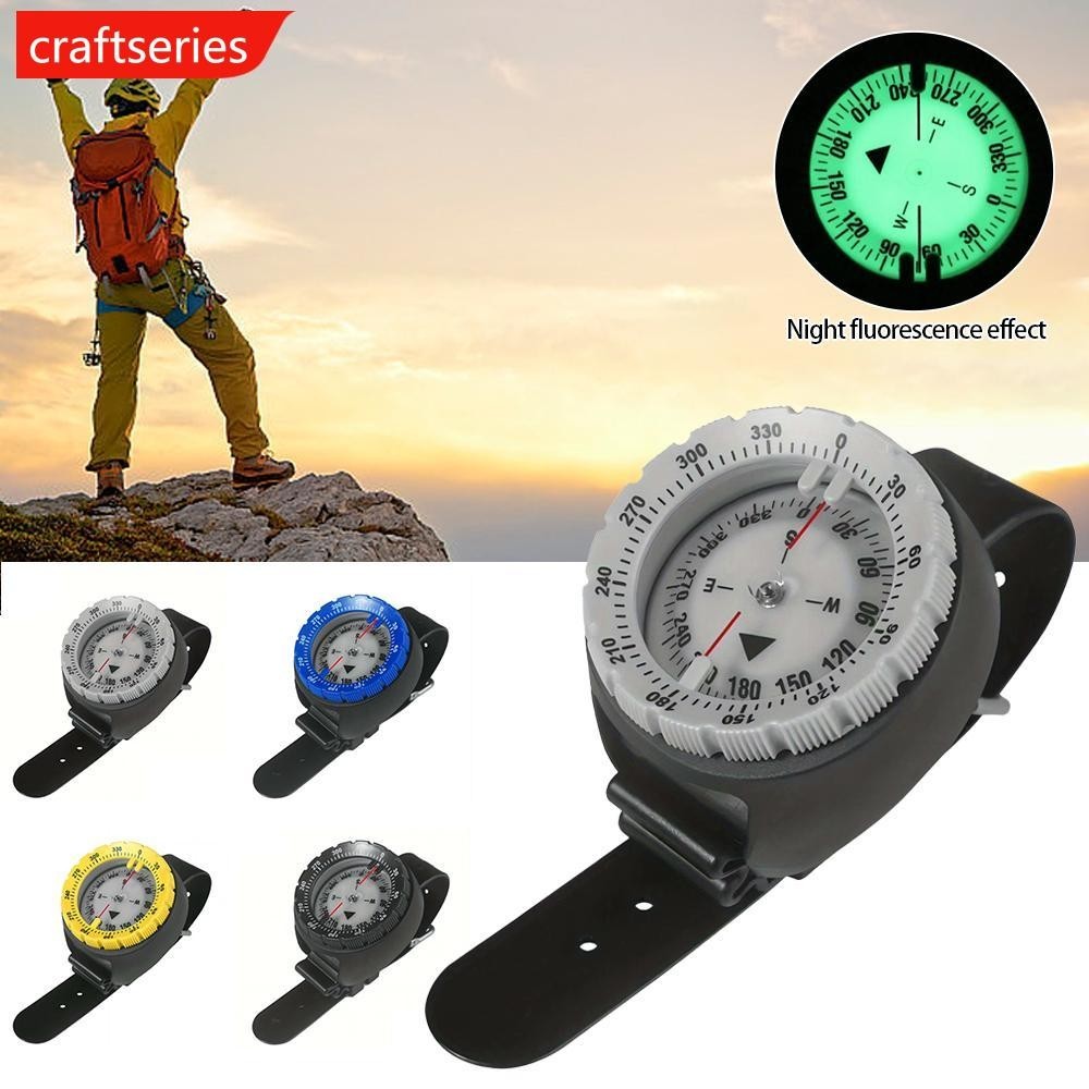 CRAFTSERIES Outdoor Professional Diving Luminous Compass Strap Strong ...