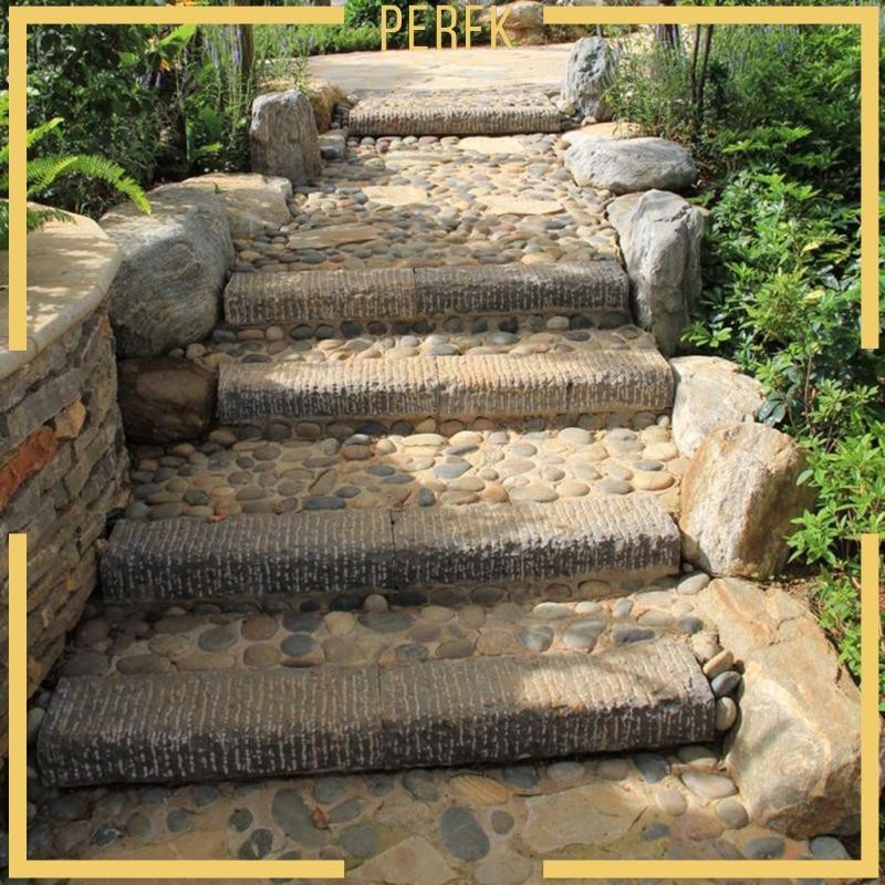 [Perfk] Step Stones Plaster Cobble Pebbles Concrete Mould Garden ...
