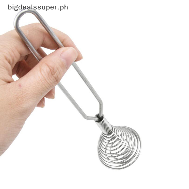 Pro Spring Coil Whisk Wire Whip Cream Egg Beater Gravy Mixer Kitchen ...