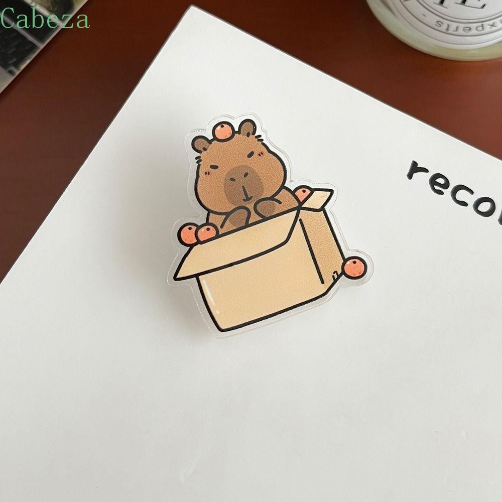 CABEZA Acrylic Capybara Pin, Breastpin Cute Capybara Brooch, Cartoon ...