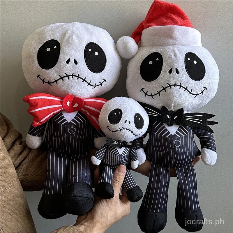 Disney 1piece The Nightmare Before Christmas Jack Skellington Plush Toys Doll Skull Jake Stuffed ...