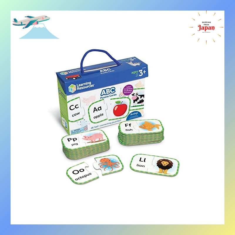 Learning Resources Puzzle Cards ABC English for Toddlers LER6085 ...