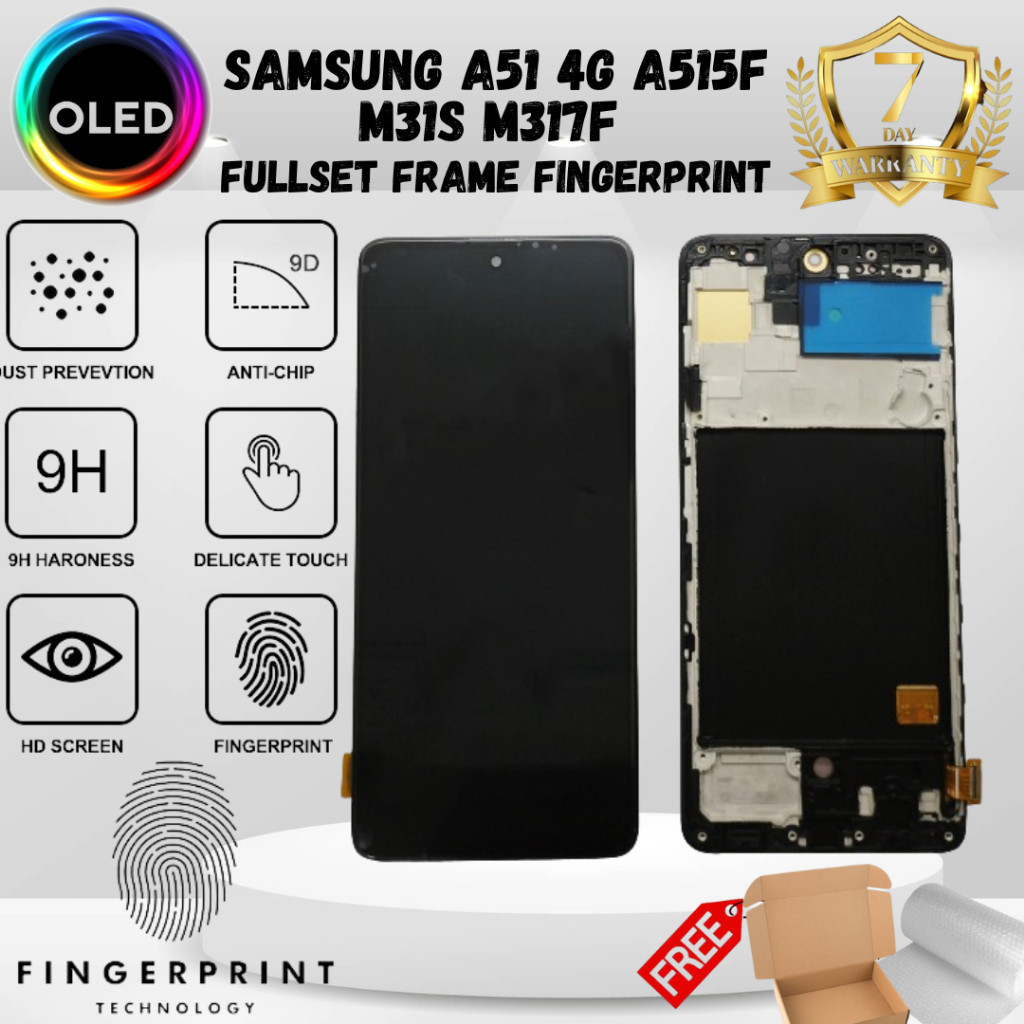 Live [ORIGINAL] OLED LCD SAMSUNG A51 A51F M31S M317F FULLSET ...