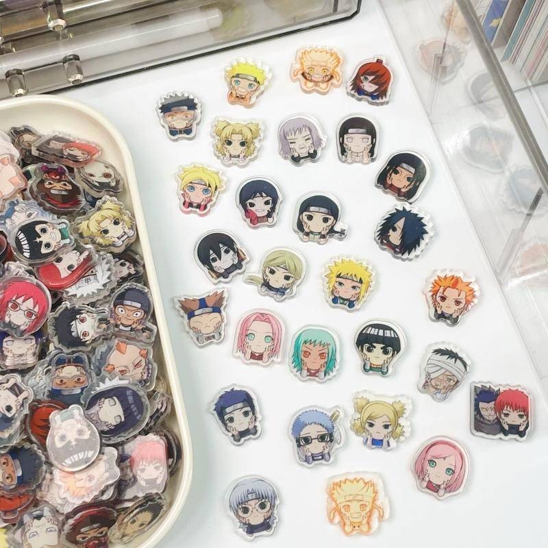 Naruto Acrylic Charm Double Sided Transparent Cute Cartoon Naruto ...