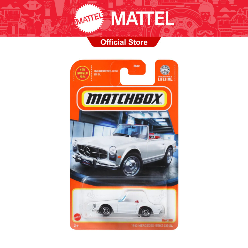 Matchbox Car Die-Cast Vehicle (970H) 1963 Mercedes-Benz 230 SL | Shopee ...