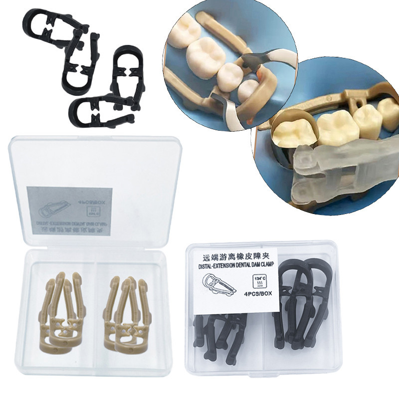 Distal Extension Dental Rubber Dam Clip Autoclavable Rubber Sectional ...