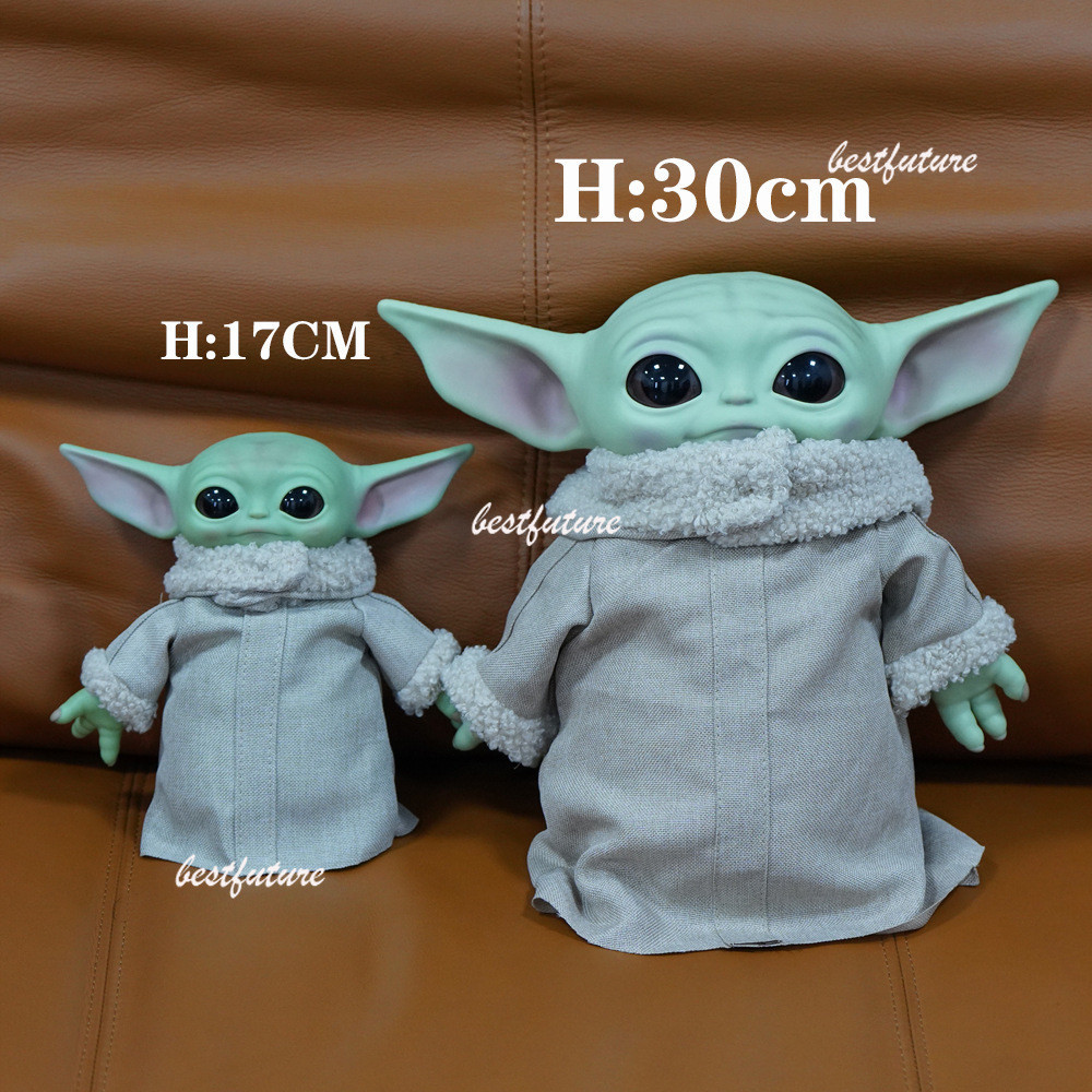 Plush Toys Baby Yoda Stuffed Toys Star Wars Mandalorian Soft Doll ...