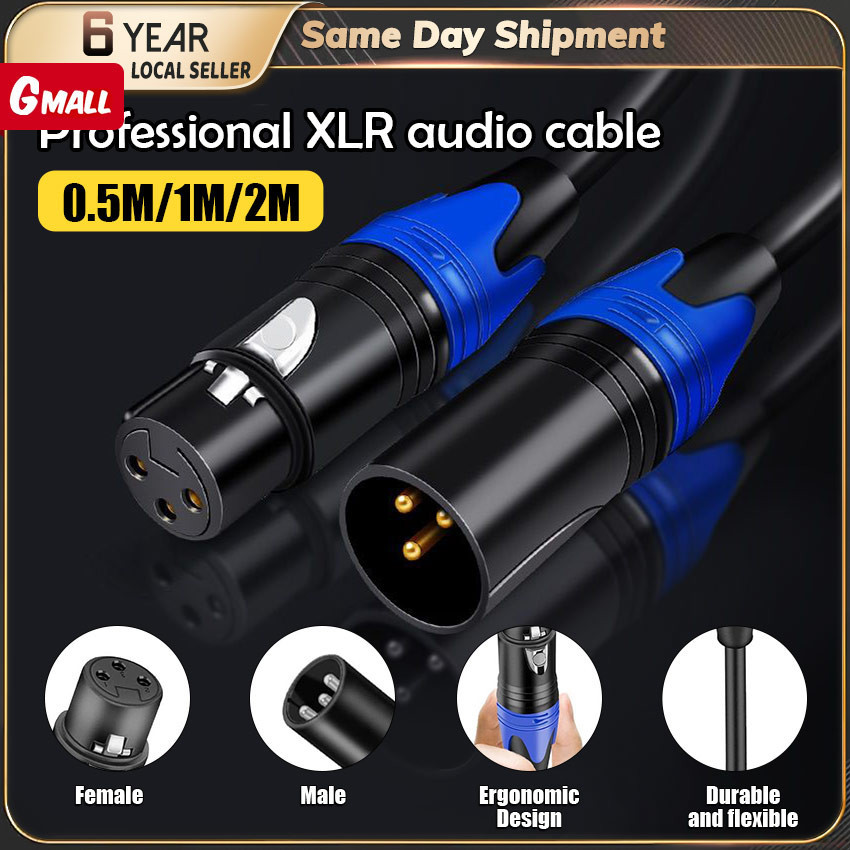 【Fast Delivery】 XLR cable male to female audio signal cabl XLR Karon ...