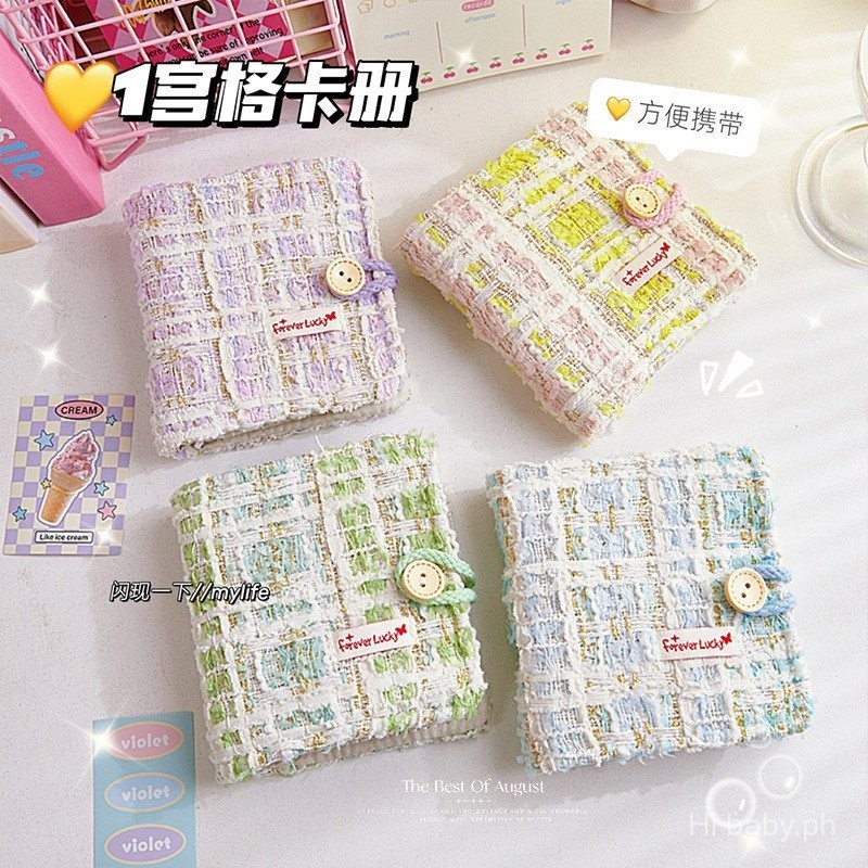 Original A8 Mini Chanel Style Card Binder Fresh and Cute Polaroid Card ...