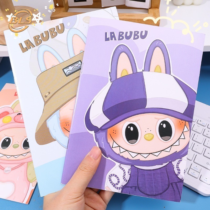 1-5Pcs Student's Horizontal Line Cartoon Diaries - Kawaii Monster ...
