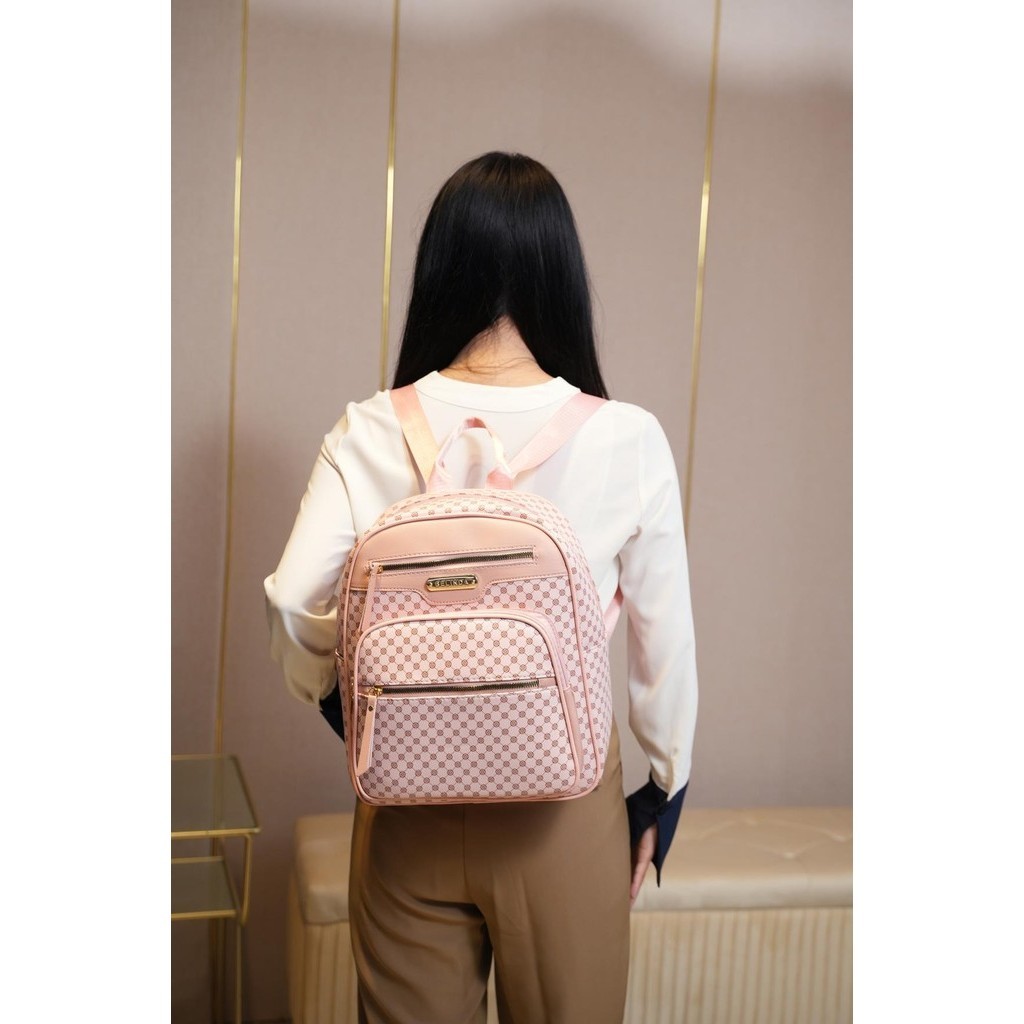 Yvon Korean Fashion Original Waterproof Backpack PU Leather Bags For ...