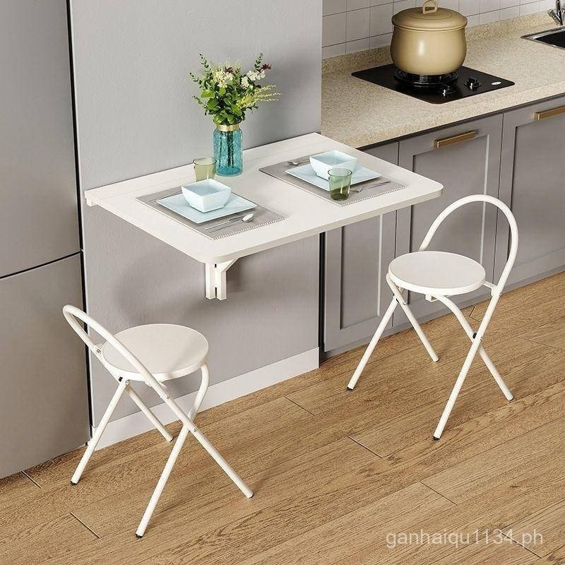 Wall mounted table, folding dining table, space saving, folding table, kitchen preparation table ...