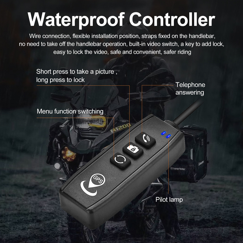 5.5 Inch Navigation Motorcycle Carplay With Dashcam Display Screen Auto ...