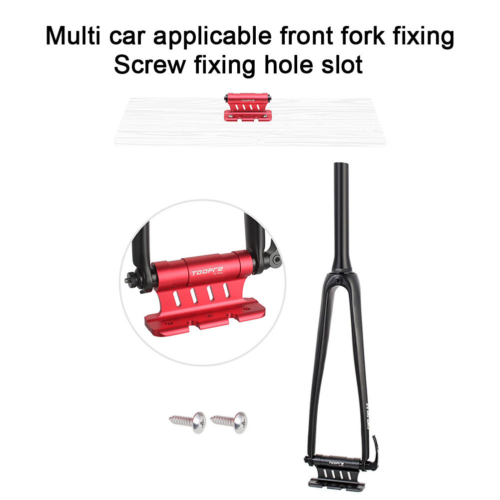 Bike Fork Mount Car Carry Bicycle Fixed Front Fork Bracket Bike Block ...