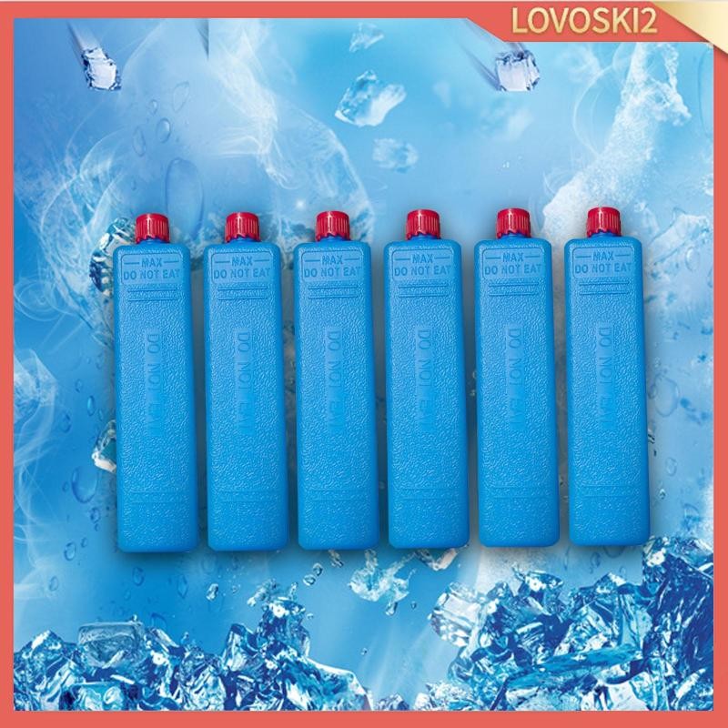 [Lovoski2] 6Pcs Ice Crystal Boxes Blocks Ice Blocks Cooling Ice Packs ...