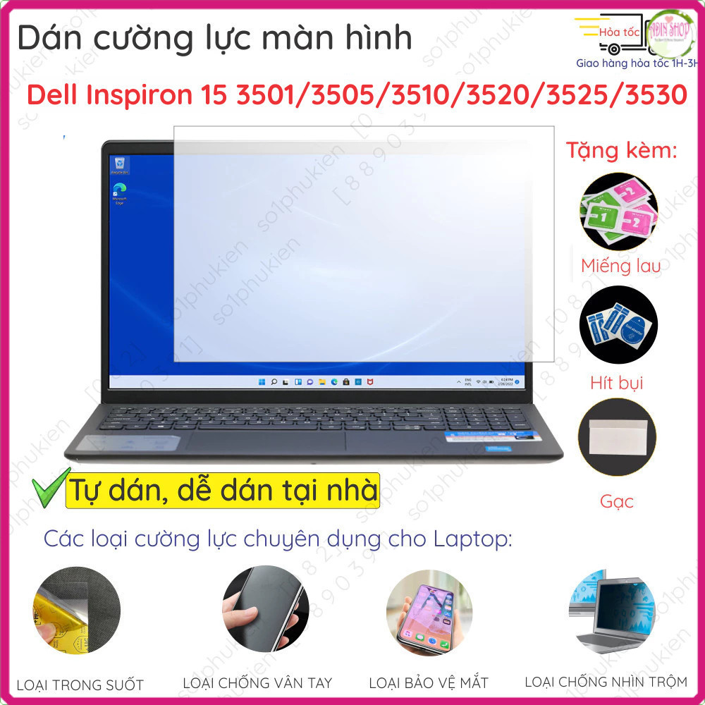 Dell Inspiron 15 3000/350/3505/3510/3520/3525/ 3515/ 3530 nano flexible ...